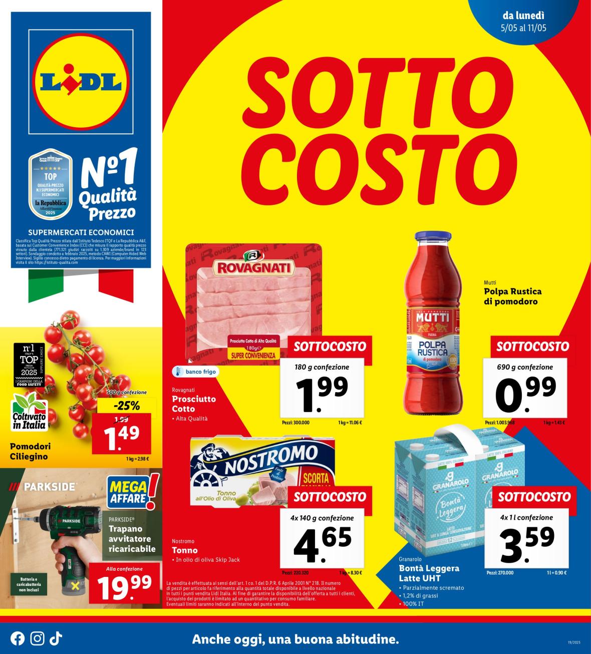 Volantino Lidl a Verona: offerte e negozi dal 5 maggio - VolantinoLidl.it