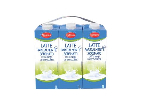Latte parzialmente scremato UHT Lidl - VolantinoLidl.it