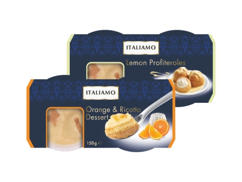 Dessert all’arancia e ricotta o Profiteroles al limone Lidl ...